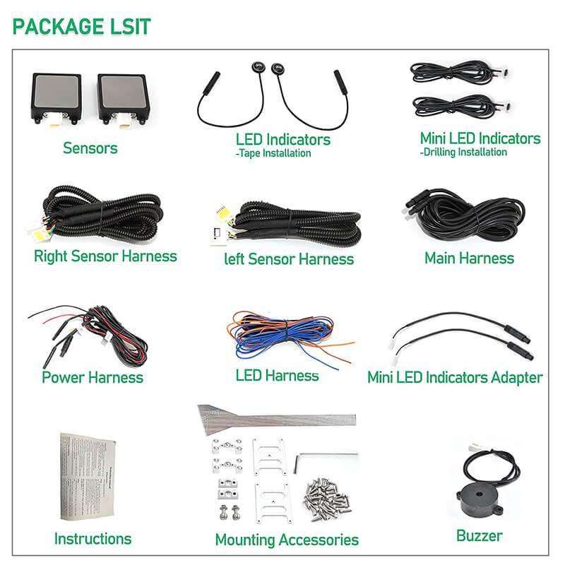 77GHz Universal Car Radar Blind Spot Sensor System – Ewaysafety